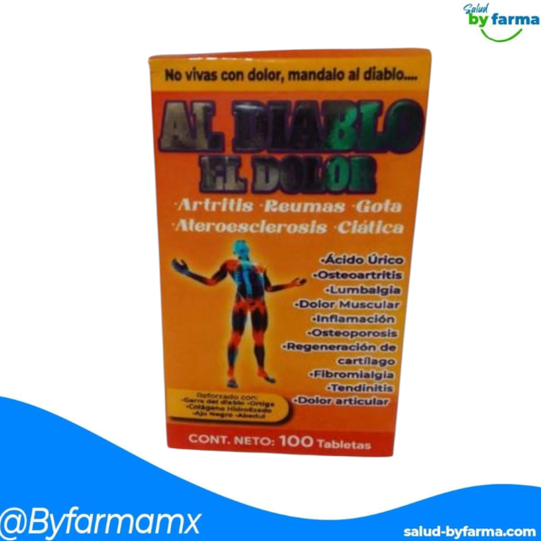 TABLETAS DE AL DIABLO EL DOLOR C/100 – Salud By Farma